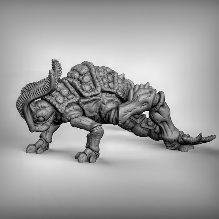 3D Printable Rust beasts by Duncan Shadow