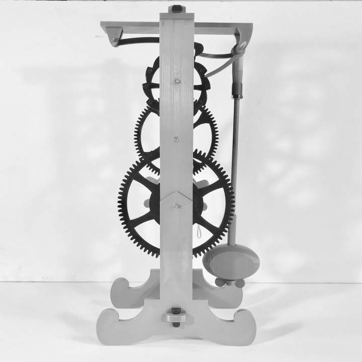 3D Printable Galileo Escapement Clock by Jacques Favre