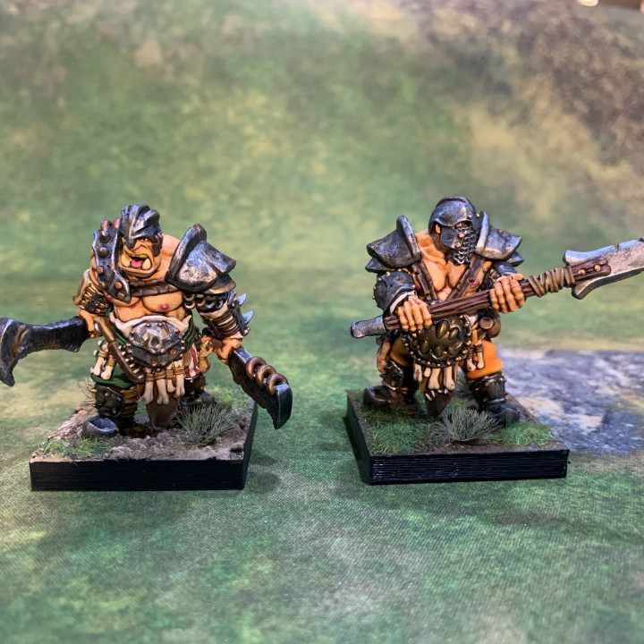 3D Print of Ogre Boss (Multi weapon options) (Pre Supported) by velcro1