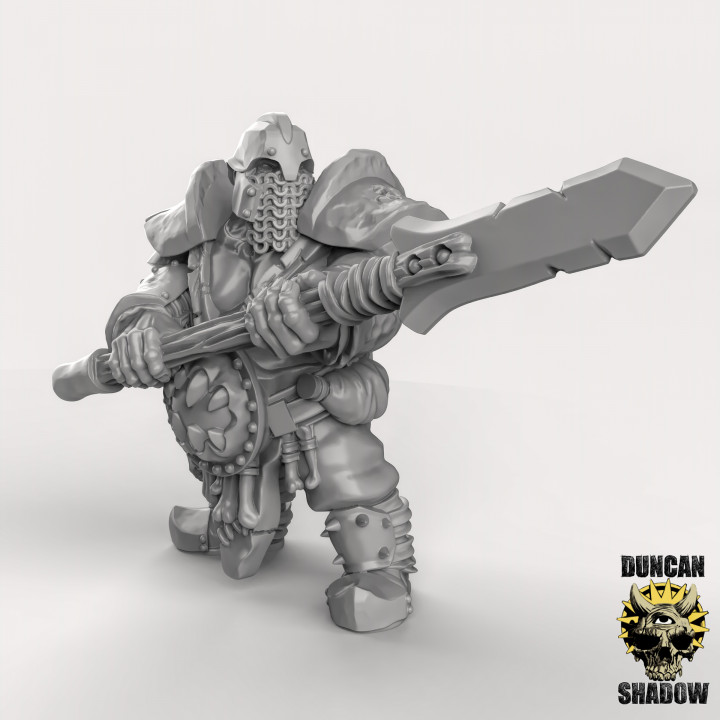 3D Printable Ogre Boss (Multi weapon options) (Pre Supported) by Duncan ...