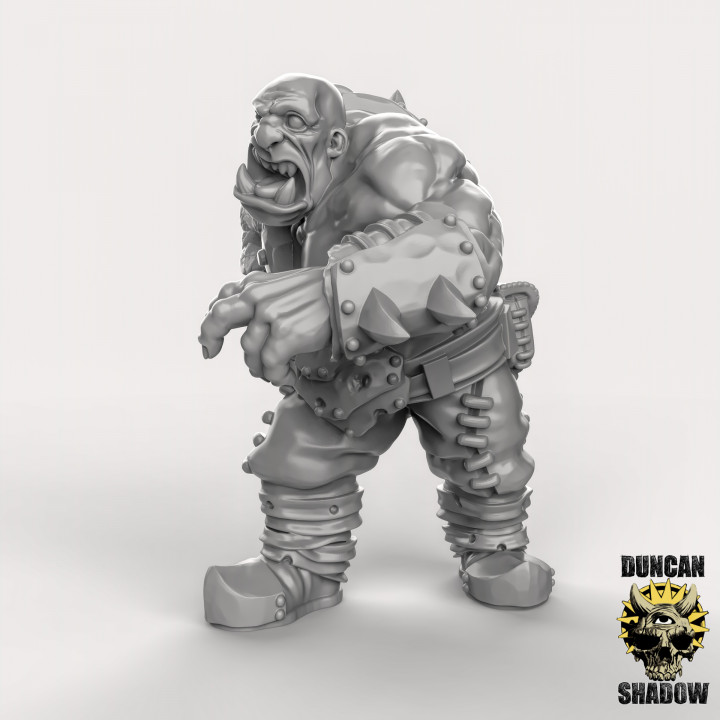 3D Printable Ogre Boss (Multi weapon options) (Pre Supported) by Duncan ...