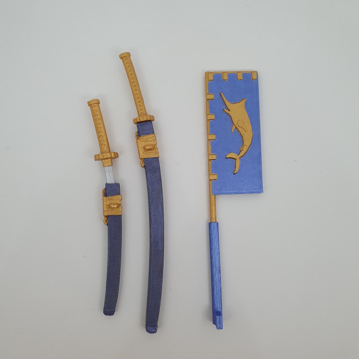 3D Printable Samurai Cat by Air New