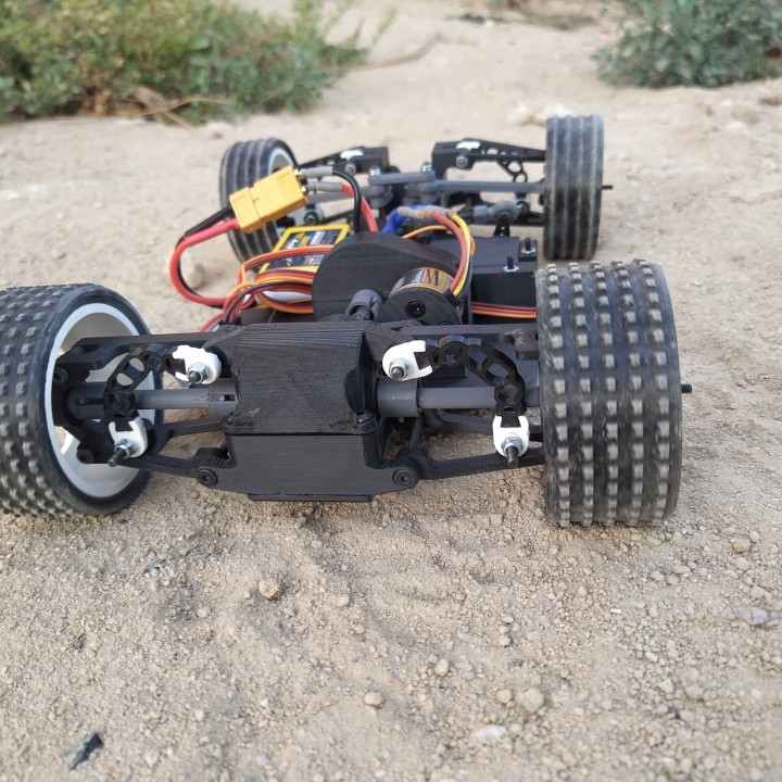 3D Printable RC Truggy - Fully 3D printed RC car by 3Dimensions