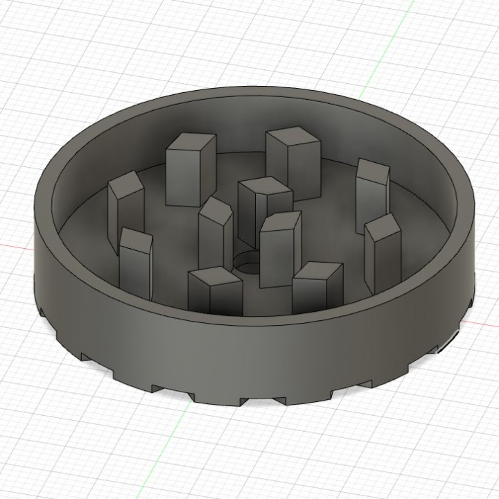 3D Printable Grinder by RedBug