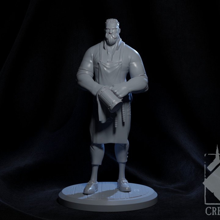 3D Printable InnKeeper NPC by Ember Smith Creative