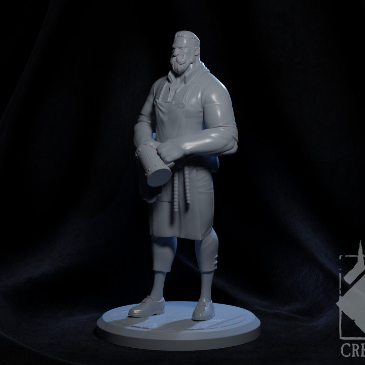 3D Printable InnKeeper NPC by Ember Smith Creative