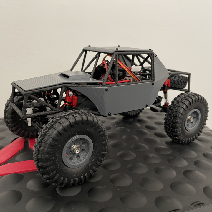 3D Print of SCX24 U4 chassis by Danlee11