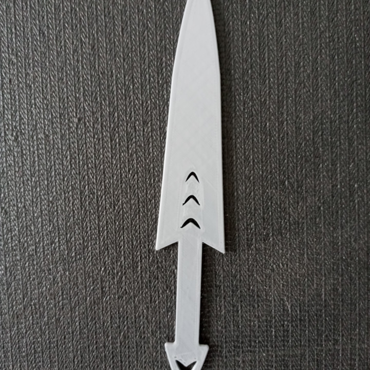 3D Printable Throwing Knife by Cayden Capson