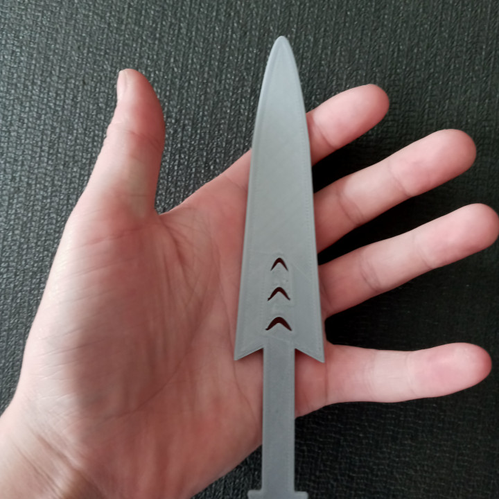 3D Printable Throwing Knife by Cayden Capson