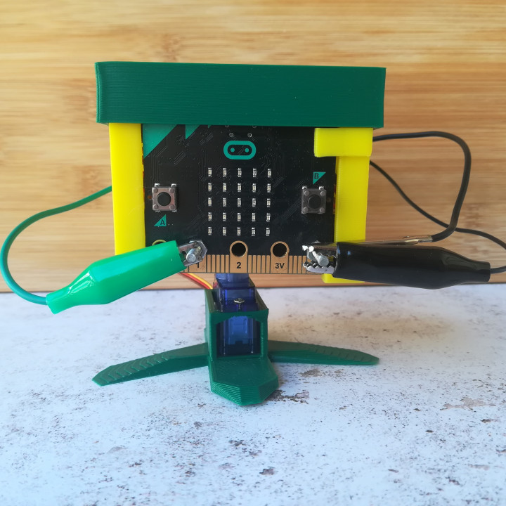 3D Printable MICRO:BIT ROBOT. by caractermaker