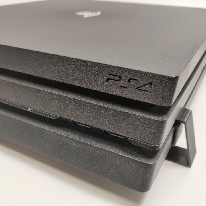 3D Printable PS4 Pro Stand by Mentum
