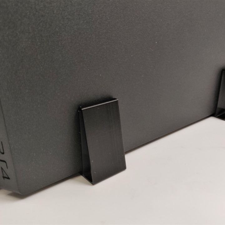 3D Printable PS4 Pro Stand Vertical by Mentum