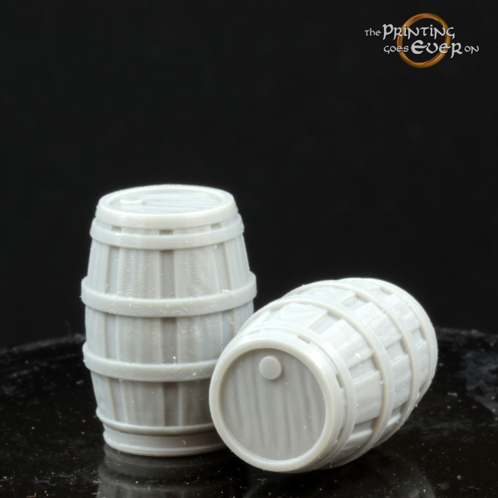 3D Printable Barrels by The Printing Goes Ever On