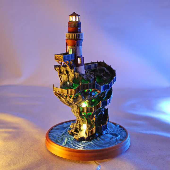 3D Printable Aiba Lighthouse by Jukka Seppänen