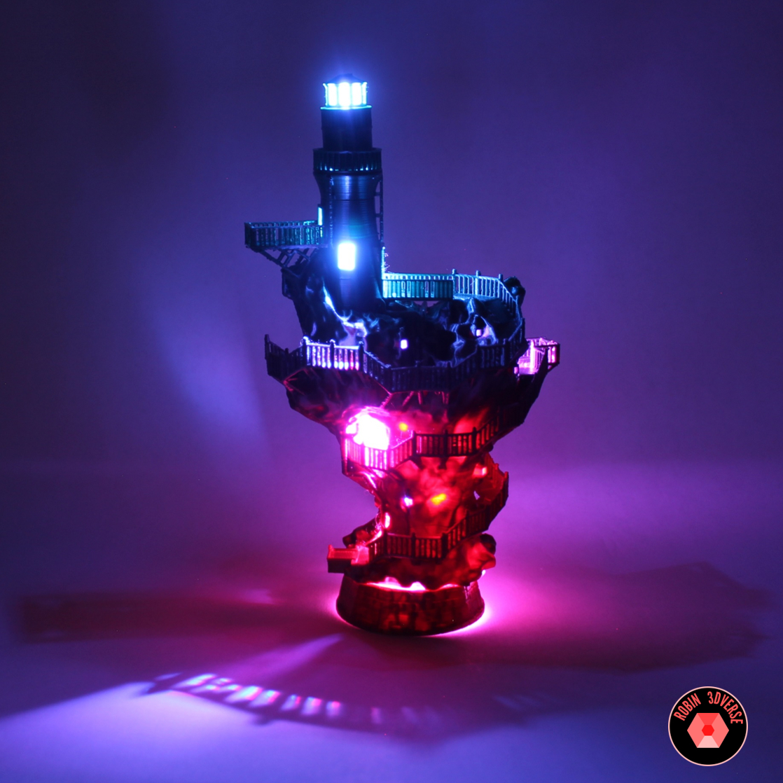 3D Printable Aiba Lighthouse by Jukka Seppänen