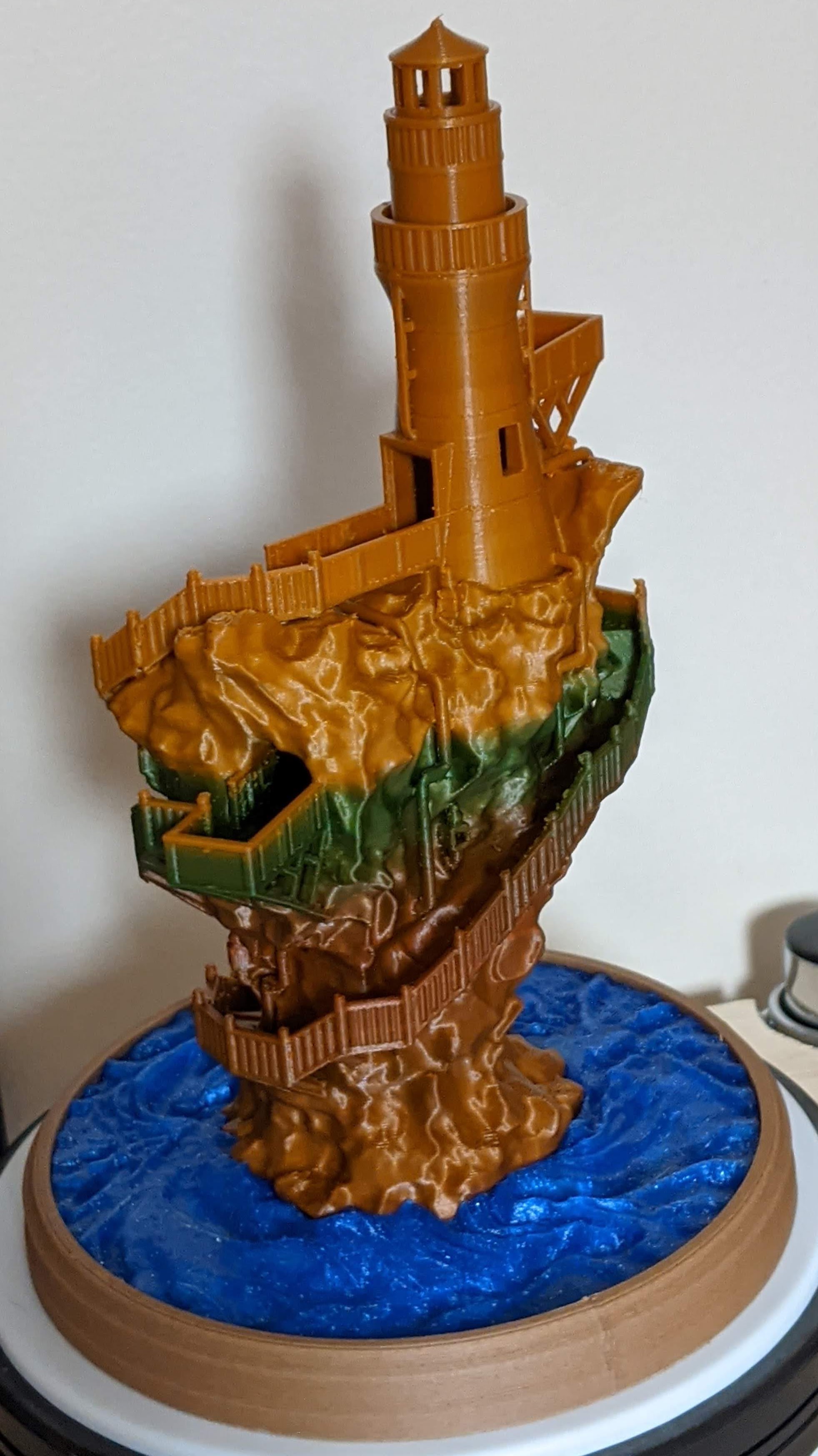 3D Printable Aiba Lighthouse by Jukka Seppänen