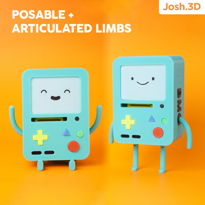 3D Printable BMO - with show accurate internal parts! by Joshua Sanchez