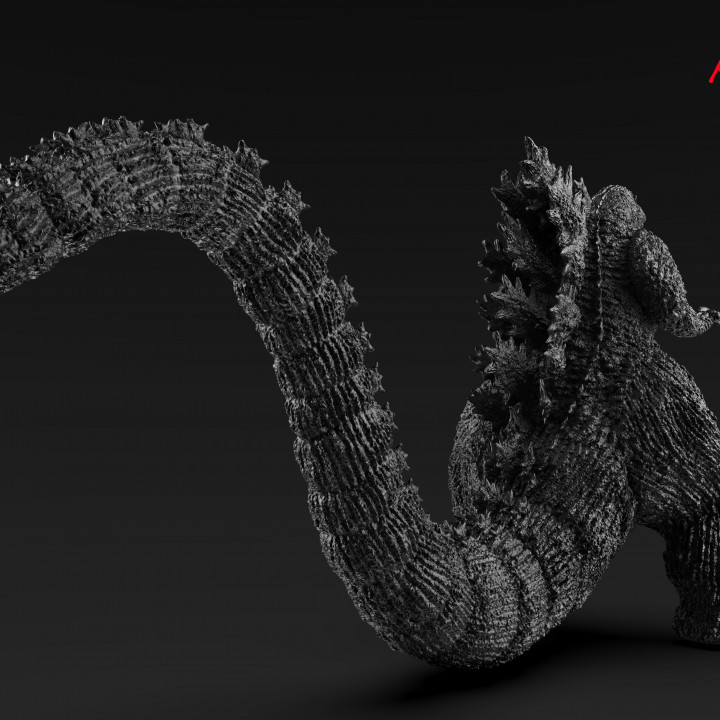 3D Printable Godzilla_1995_Full Body_H30cm by BRADE HU