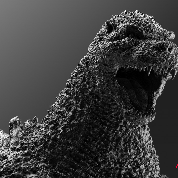 3D Printable Godzilla_1995_Full Body_H30cm by BRADE HU