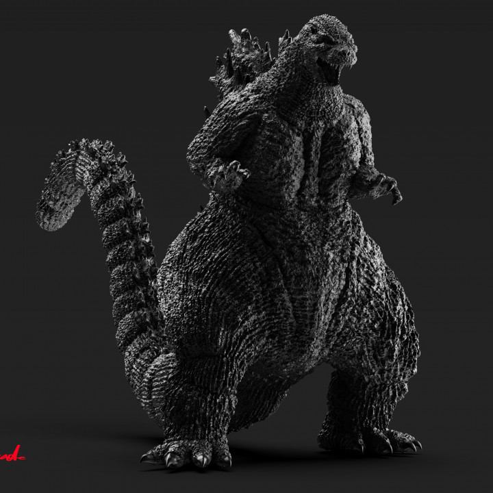 3D Printable Godzilla_1995_Full Body_H30cm by BRADE HU