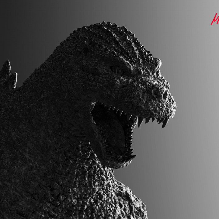 3D Printable Godzilla_1995_Full Body_H30cm by BRADE HU