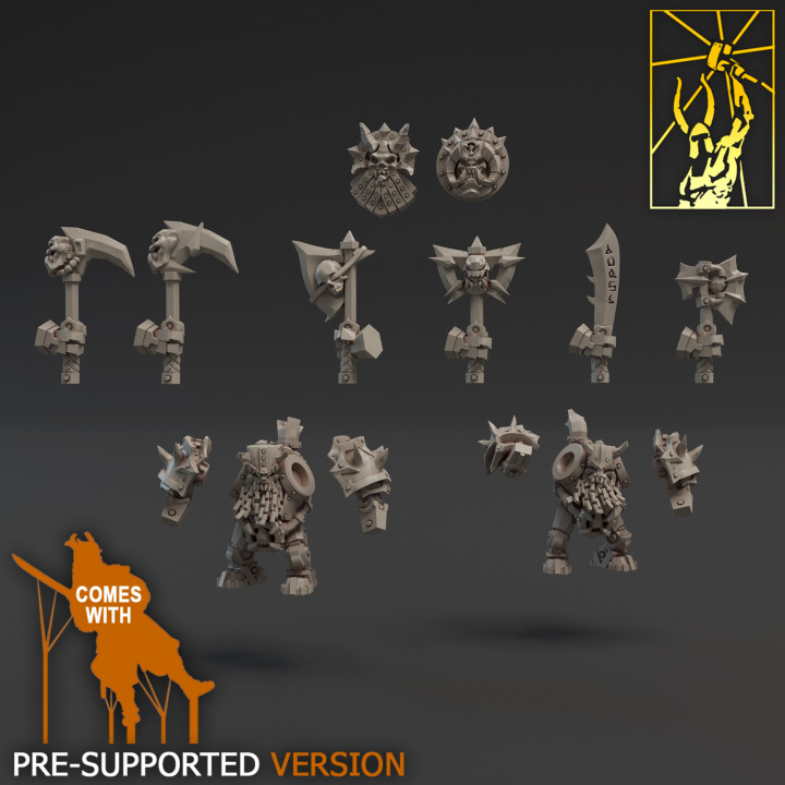 3D Printable Deathbots - Sons of Kashan Vra - Titan Forge Miniatures ...