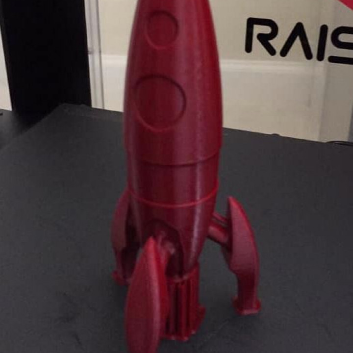 3D Printable SK Sleek Rocket Ship by Shane Russell