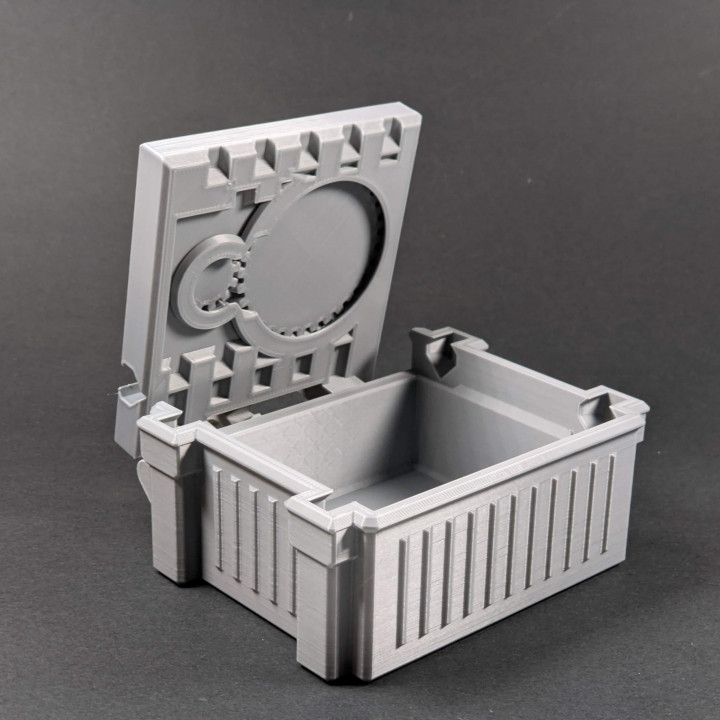 3D Printable Unified Vault (or, Vault Box Re-Hinged!) by Clockspring