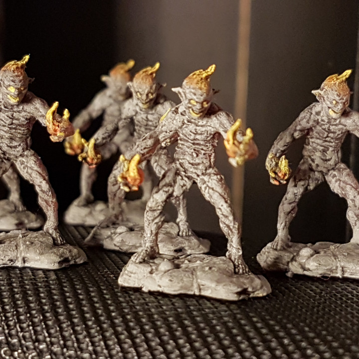 3D Print of Magmin - Presuported by Madpixie02