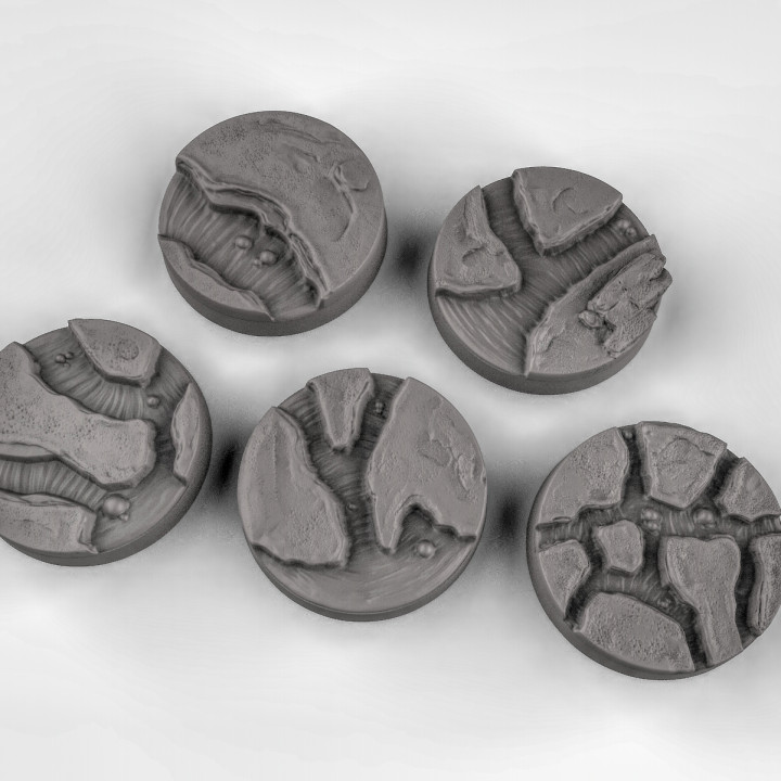 3D Printable Lava bases by Duncan Shadow