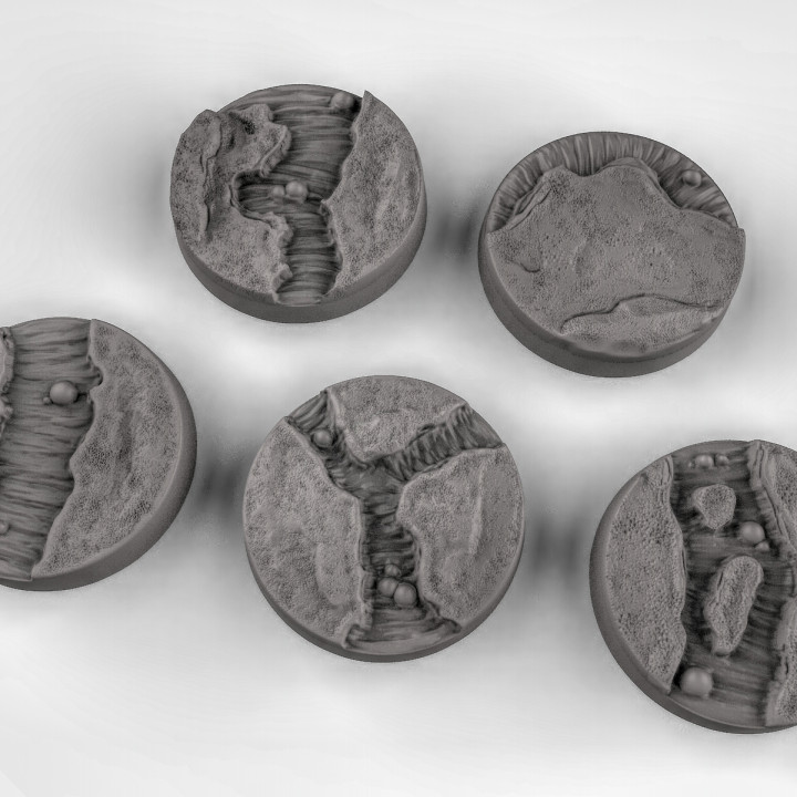3D Printable Lava bases by Duncan Shadow