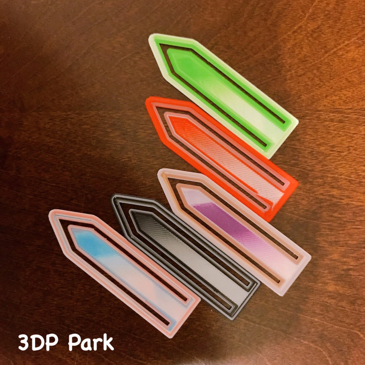3D Printable bookmarks by 3DP Park 小白的3DP樂園