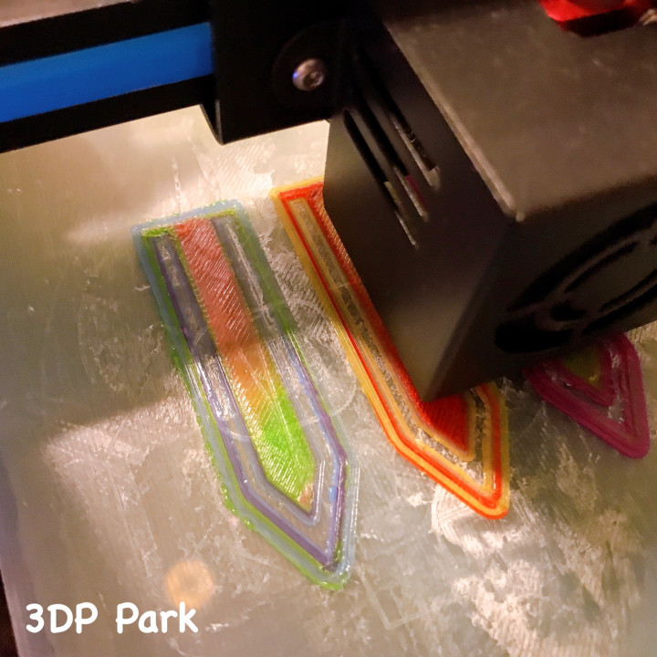 3D Printable bookmarks by 3DP Park 小白的3DP樂園