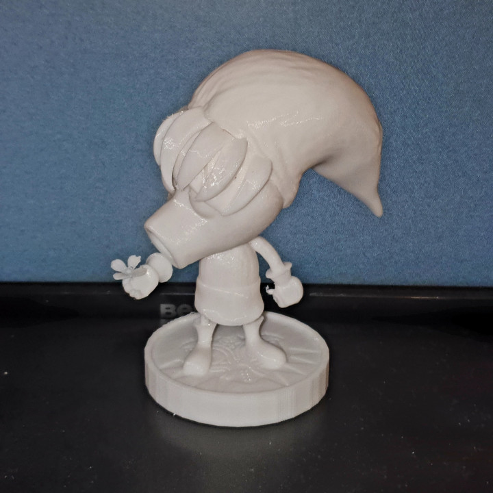 3D Printable Majoras Mask - Deku Scrub Link by jack