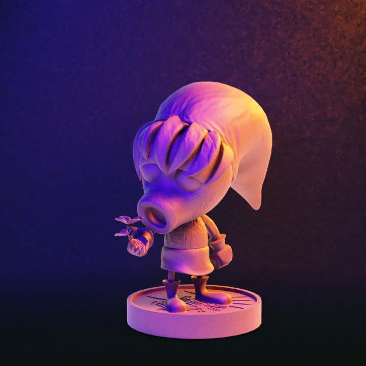 3D Printable Majoras Mask - Deku Scrub Link by jack