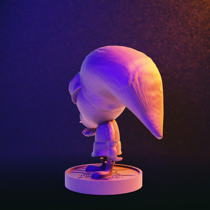 3D Printable Majoras Mask - Deku Scrub Link by jack