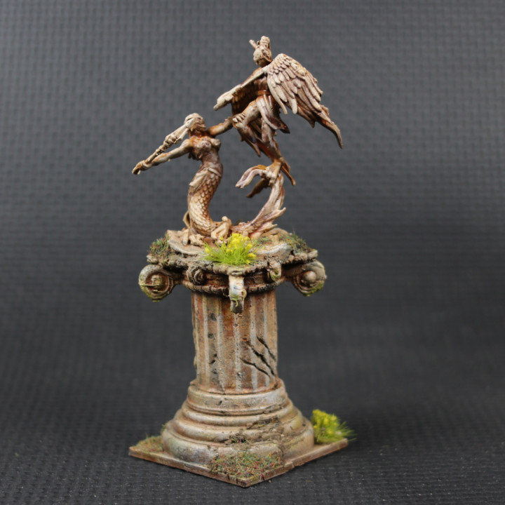 3D Printable Ancient Pillar - Decorative Plinth for Terrain or Mini ...
