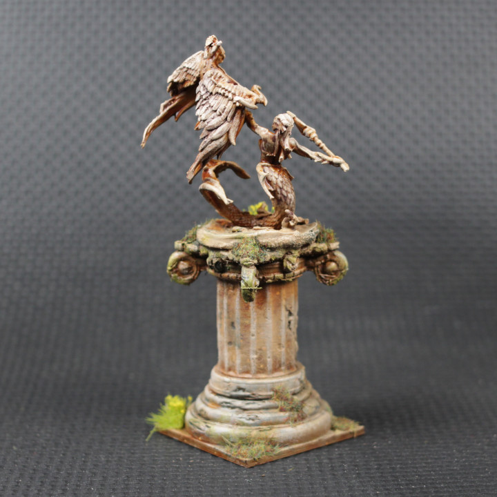 3D Printable Ancient Pillar - Decorative Plinth for Terrain or Mini ...