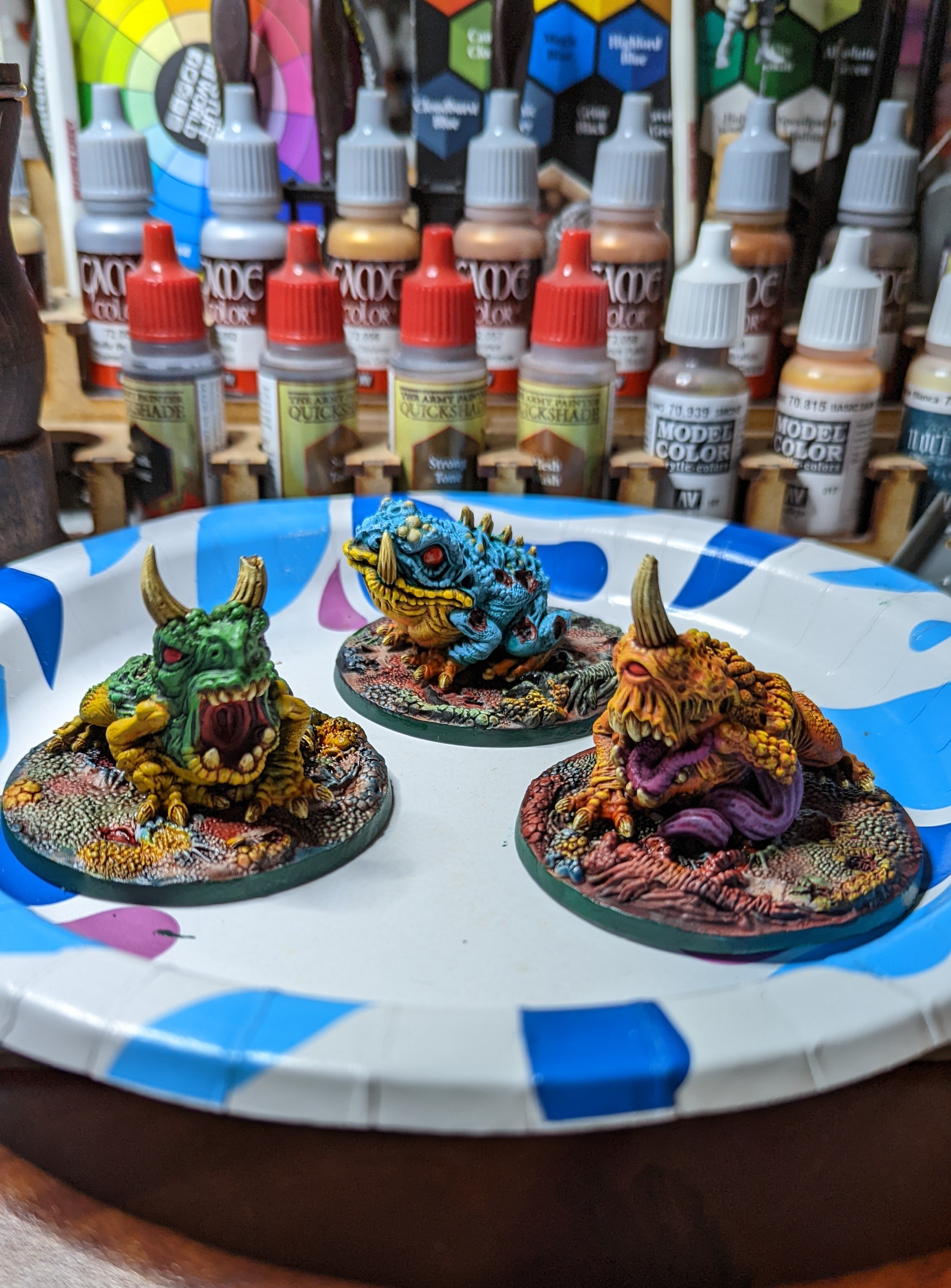 3D Printable Plague Toads (pre Supported) by Duncan Shadow