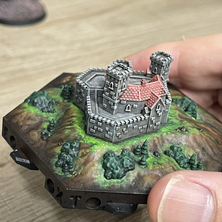 3D Print of Hexton Hills Starter Set by azulblue
