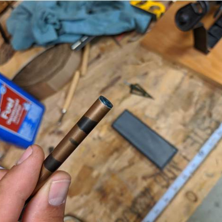 3D Printable BroadHead Sharpening Aid by Tim Dakin