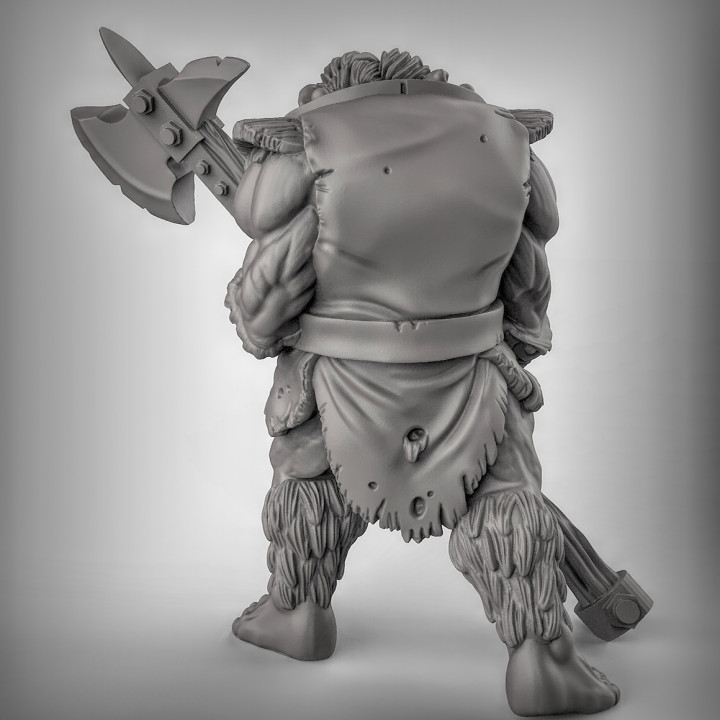 3D Printable Bugbears with Halberds (pre supported) by Duncan Shadow