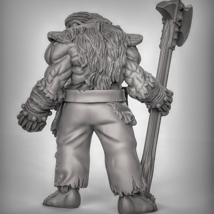 3D Printable Bugbears with Halberds (pre supported) by Duncan Shadow
