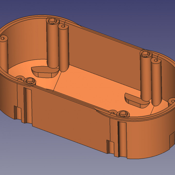 3D Printable Double drywall box / Trockenwand Doppeldose by Gandy