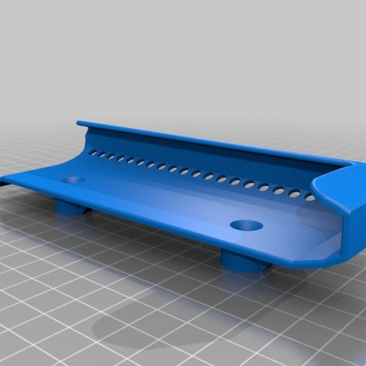 3D Printable Macbook Pro Wall Mount Rails by tiz.io