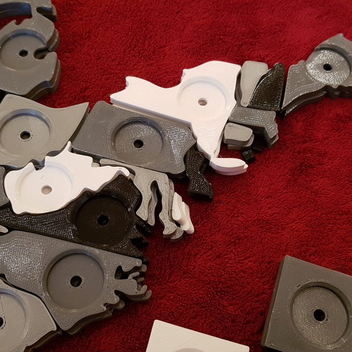 3D Printable USA Coin Map (Quarters) by Alexander Wright