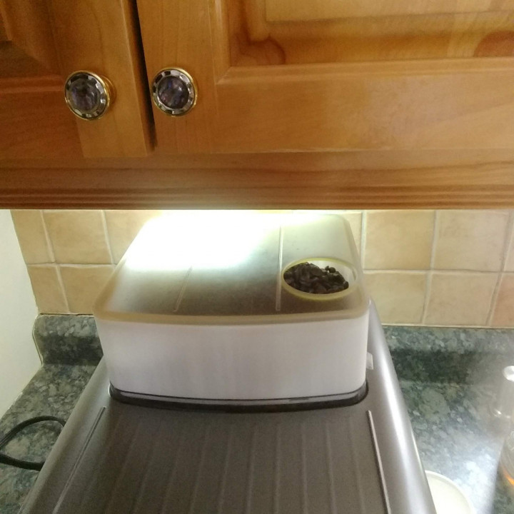 3D Printable Gaggia Brera Espresso Machine Coffee Extension by Antoine