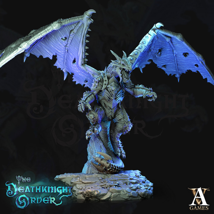 3D Printable Erevos the Death Dragon by Archvillain Games