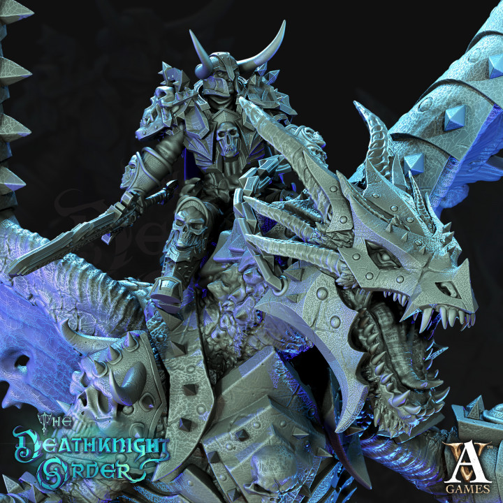 3D Printable Erevos the Death Dragon by Archvillain Games