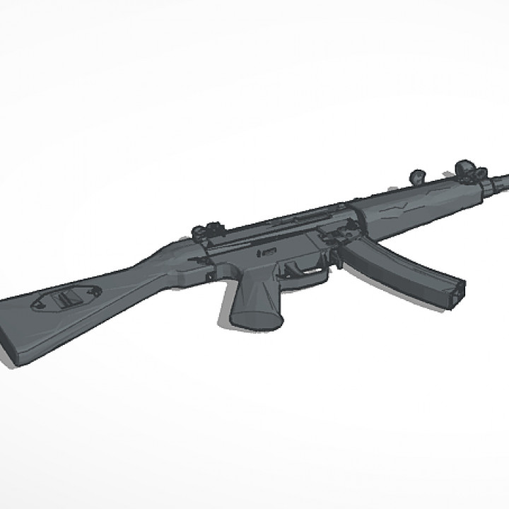 3D Printable MP5 by Louis Ponce